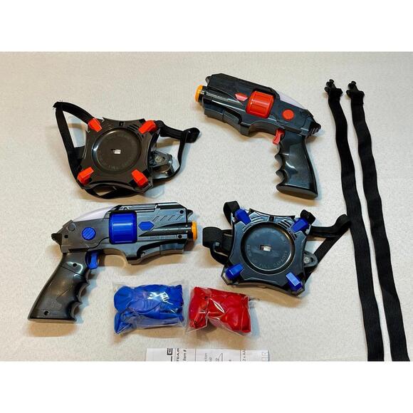 Toys | Mini Laser Battle Blasters With Balloon Target Vest | Poshmark